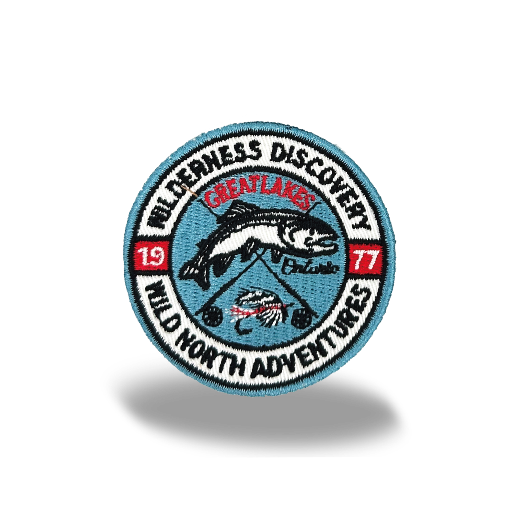 Great Lakes Wilderness Iron On Embroidery Patch – Northern Icons Creations