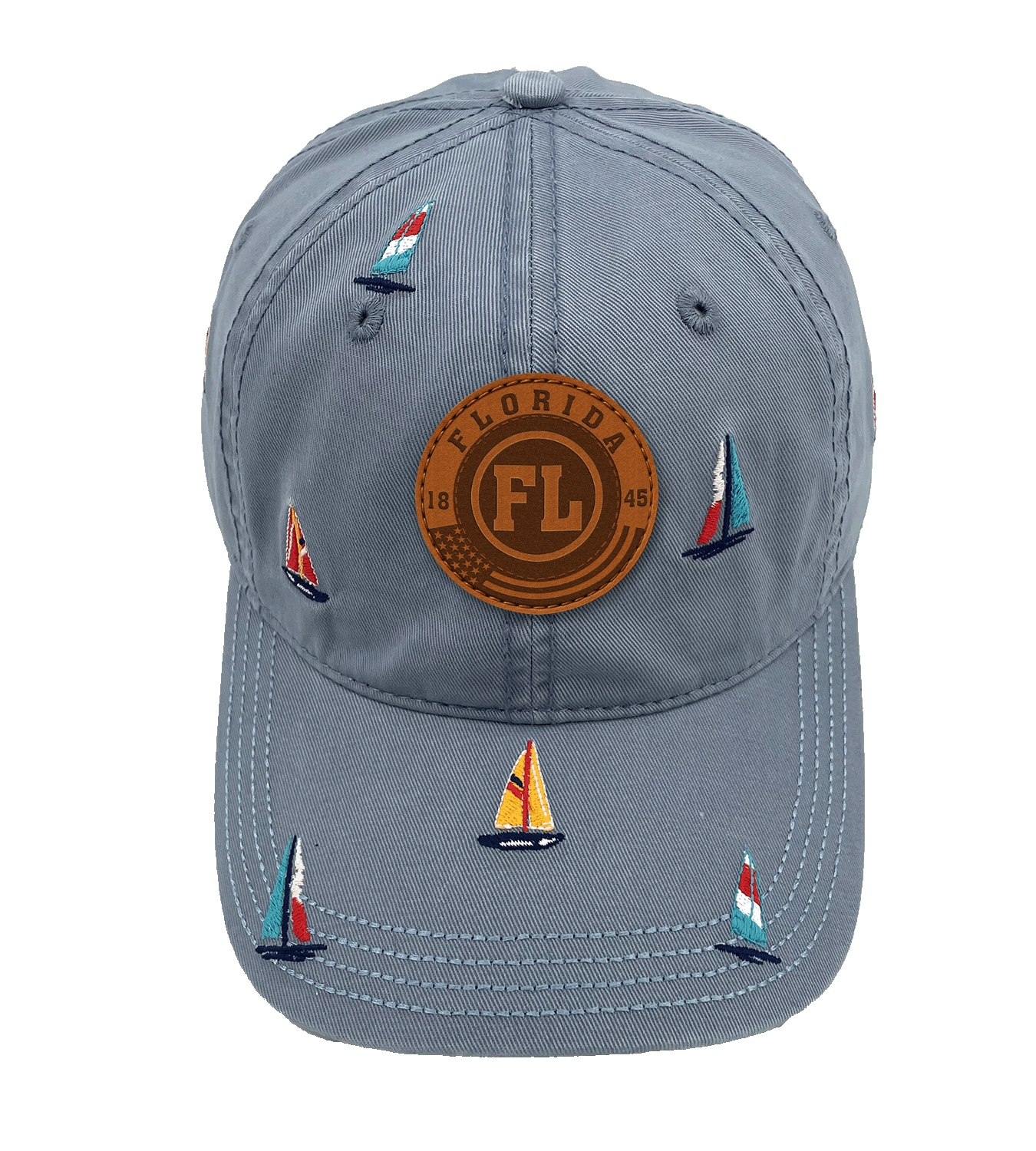 Florida Sailing Baseball Cap – Coastal Embroidered Nautical Boat Hat f ...