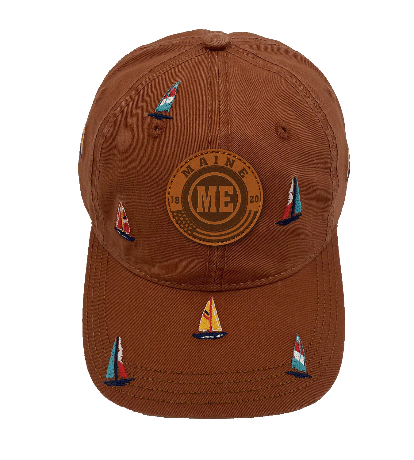 Maine Sailing Baseball Cap – Coastal Embroidered Nautical Hat for Ocea ...